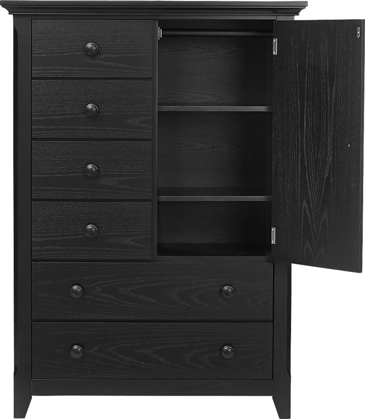 Overland Point Black Black,Colors Door Chest | Rooms to Go