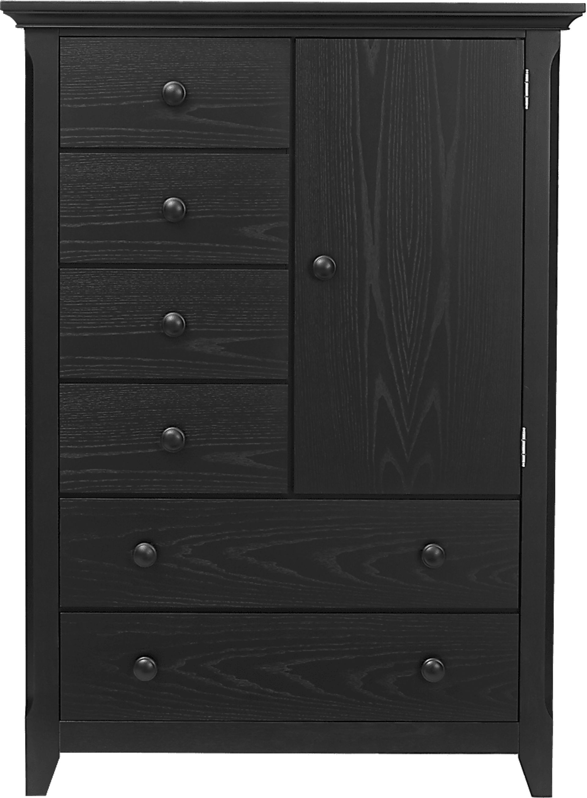Overland Point Black Black,Colors Door Chest | Rooms to Go