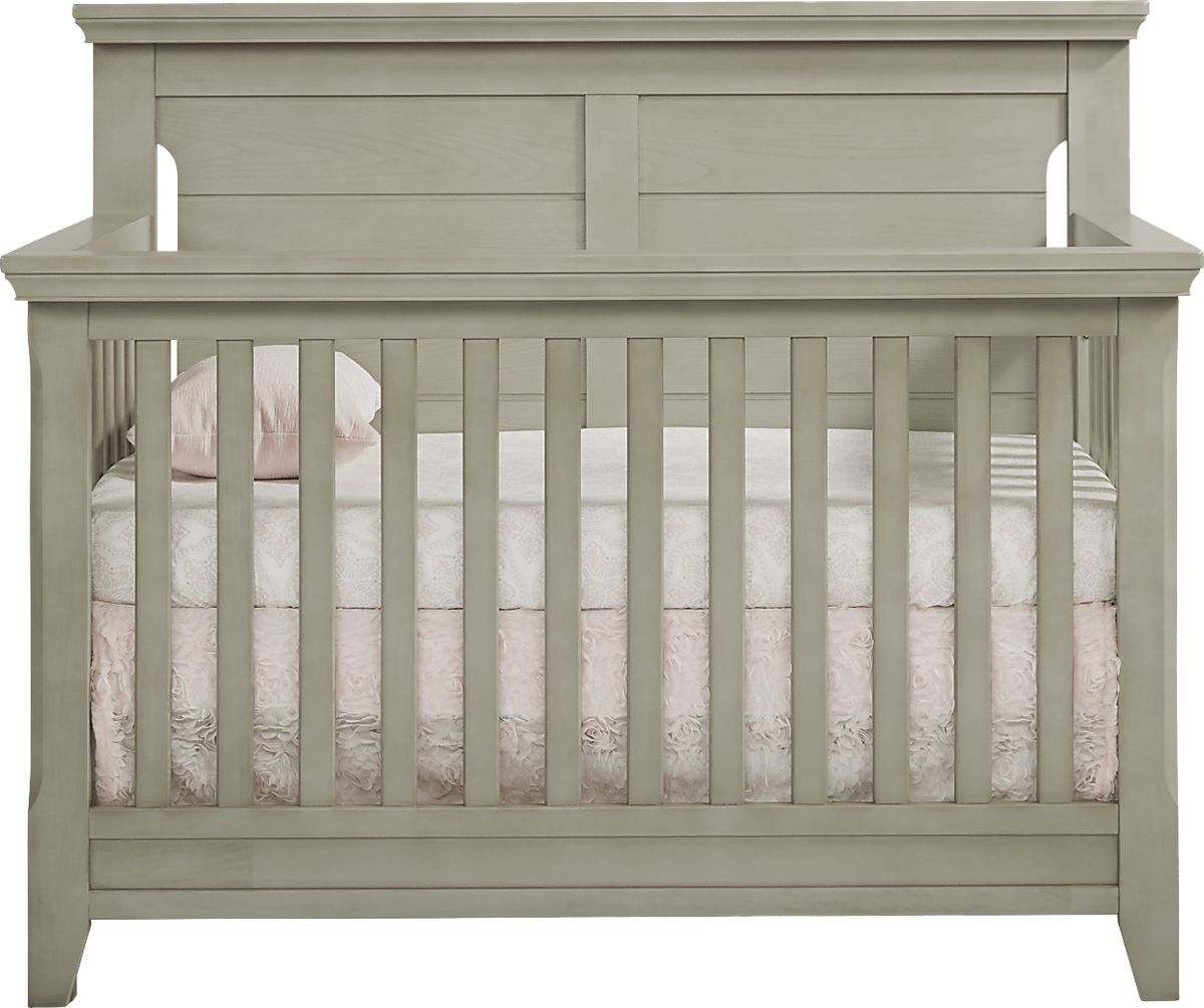 Overland Point Gray Crib | Rooms to Go