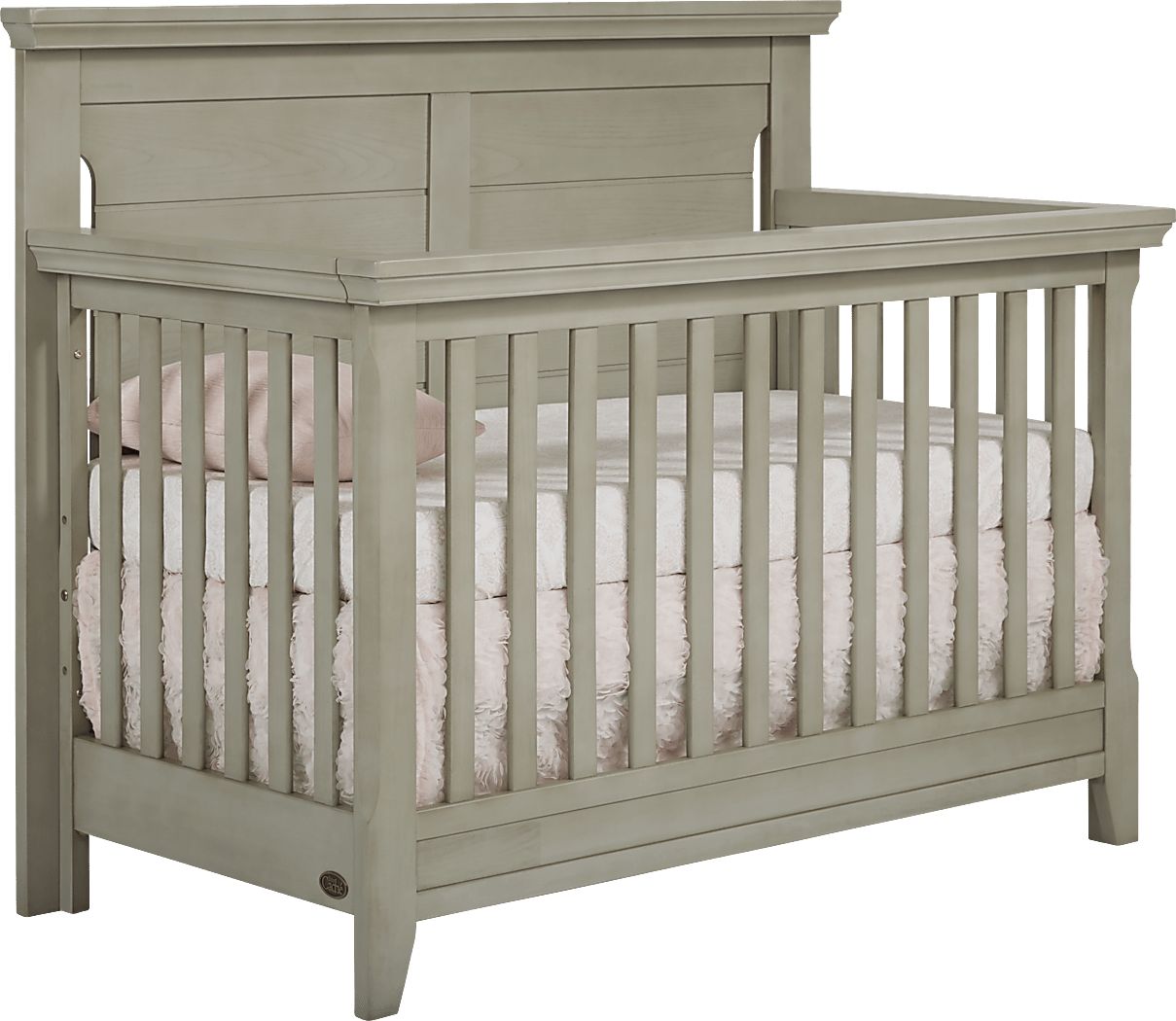 Baby Cache Overland Point Gray Crib - Rooms To Go