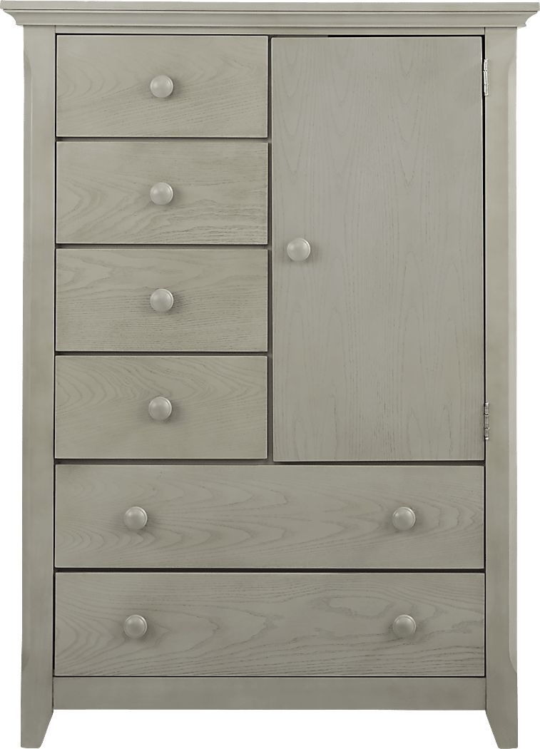 Baby Cache Overland Point Gray Door Chest - Rooms To Go