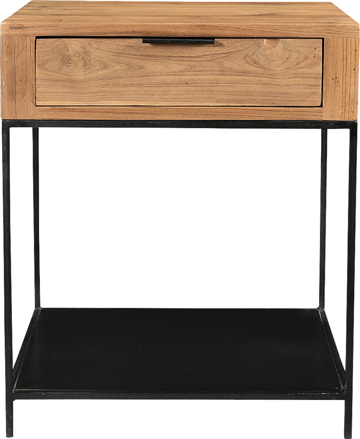 Badami Natural Light Wood End Table | Rooms to Go