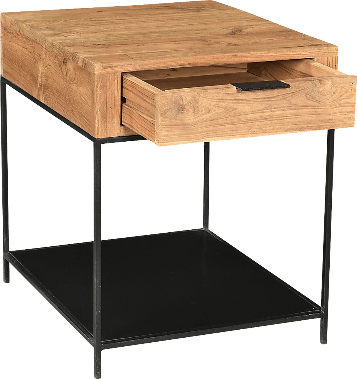 Badami Natural Light Wood End Table | Rooms to Go