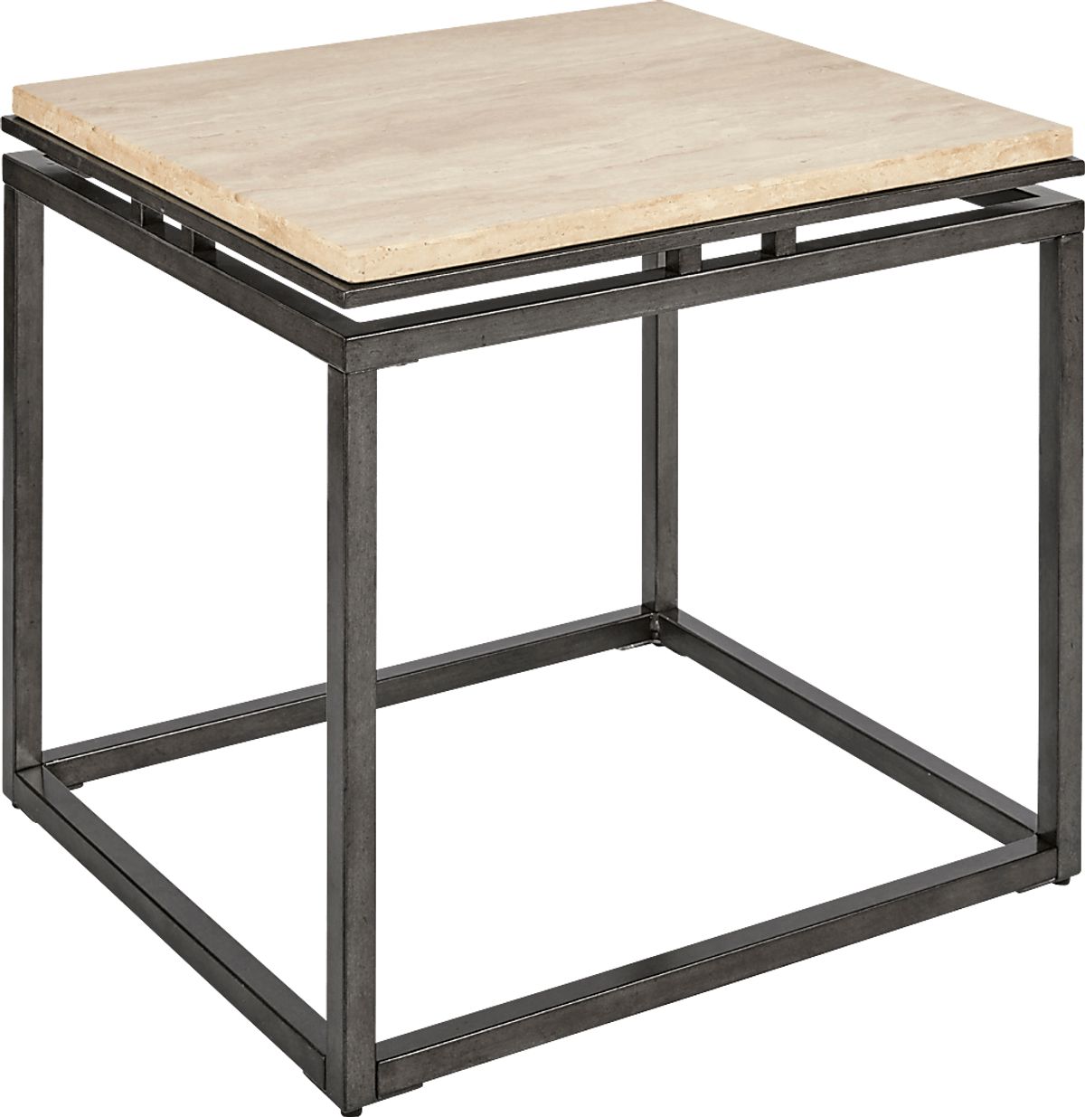 Baggett Cream Colors,Light Wood,White End Table | Rooms to Go