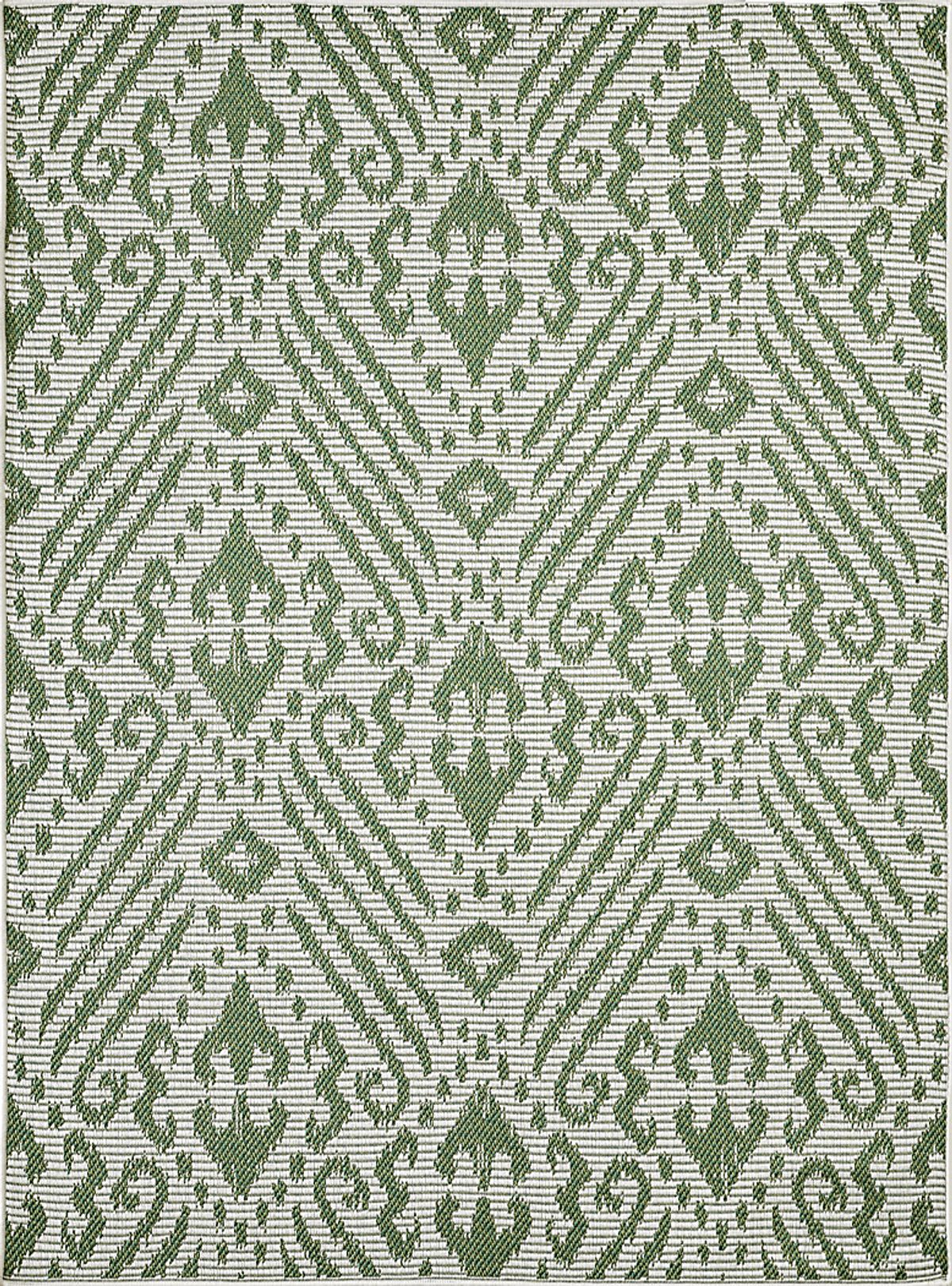 Bahart Green Outdoor Rugs | Rooms to Go