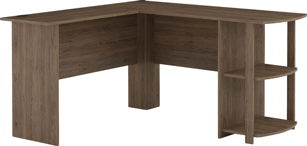 Bahnson Oak Dark Wood,Light Wood Desk - Rooms To Go