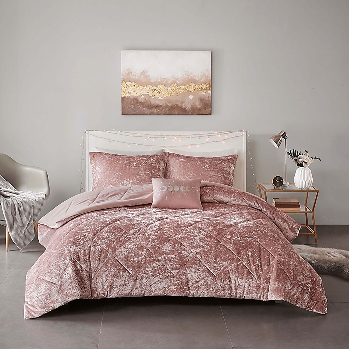Bajaro Blush Beige Full Comforter Set | Rooms to Go