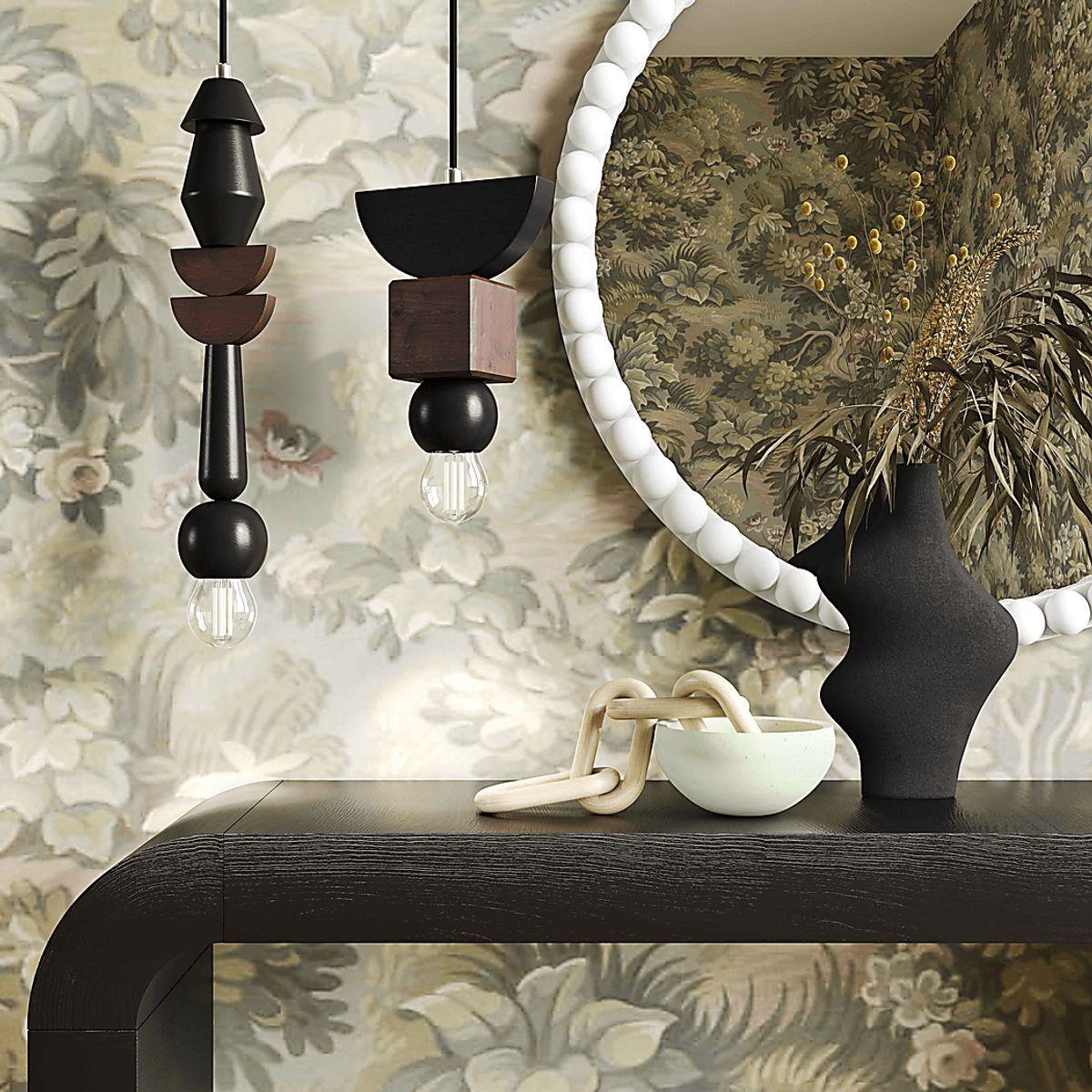 Balbach Black Vase | Rooms to Go