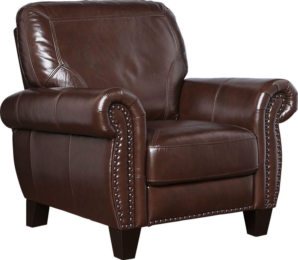 Balencia Brown Leather Recliner | Rooms to Go