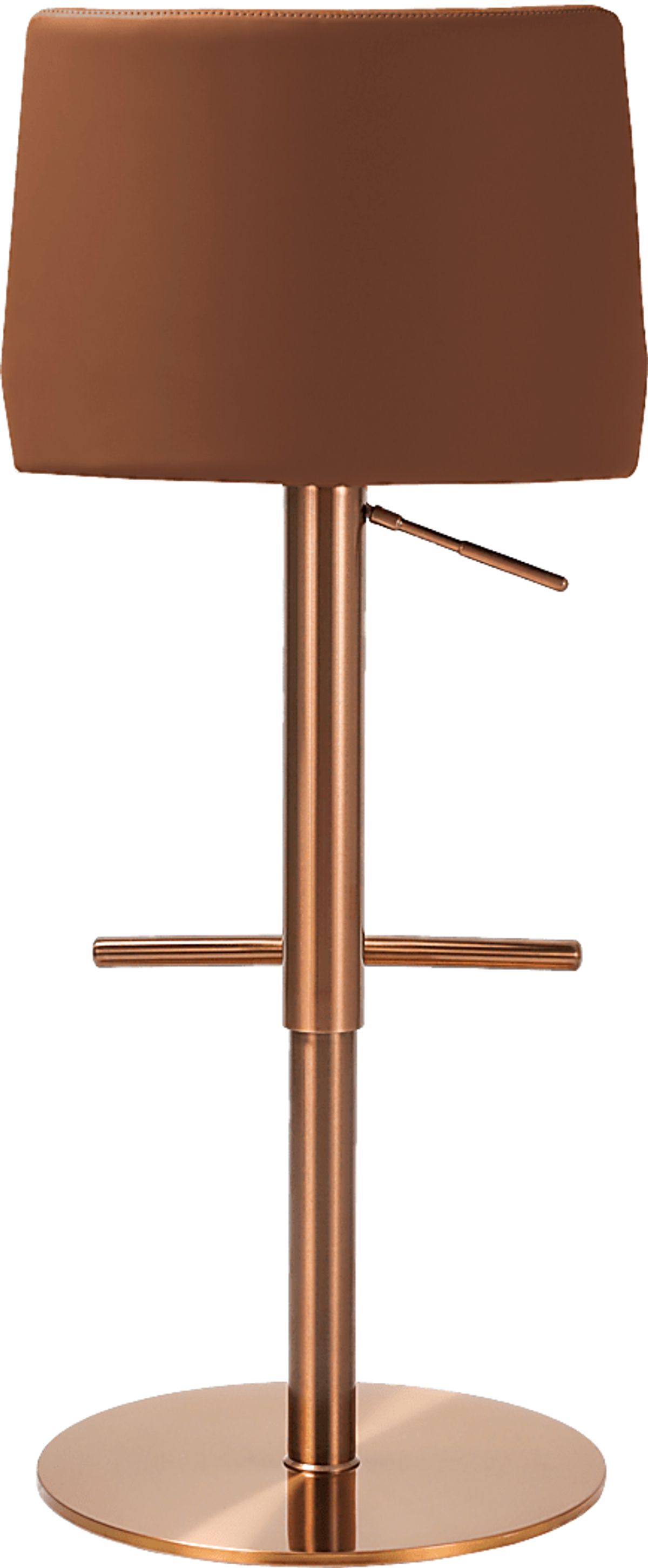 Balgreen Brown Polyurethane Fabric Adjustable Height,Swivel Barstool ...