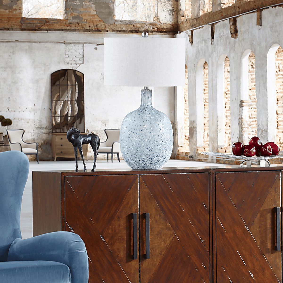 Balliet Bay Blue Table Lamp | Rooms to Go