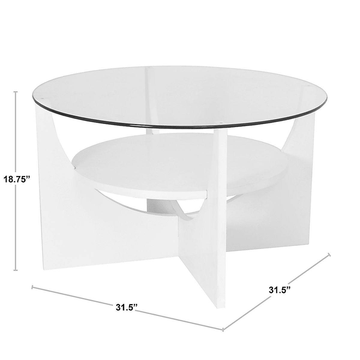 Ballinderry Walnut Dark Wood Cocktail Table | Rooms to Go