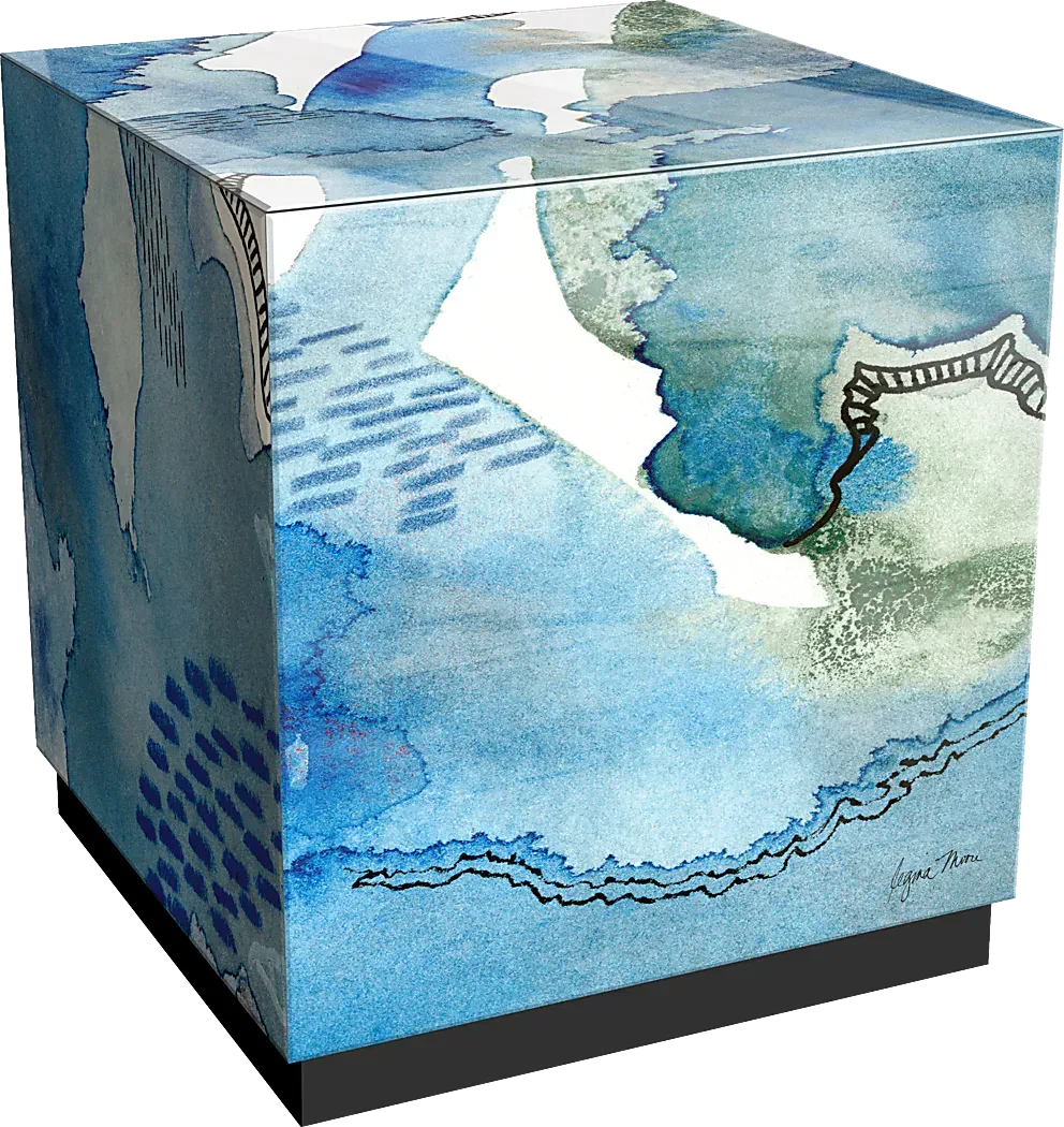 Balok Blue Accent Table | Rooms to Go