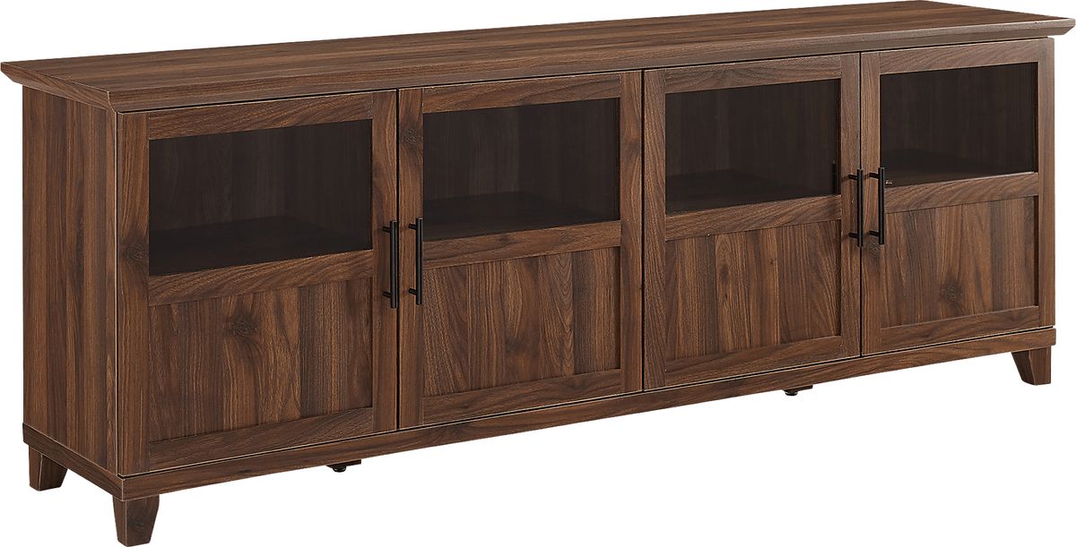 Baltinglass Walnut Dark Wood 65 in. Console | Rooms to Go
