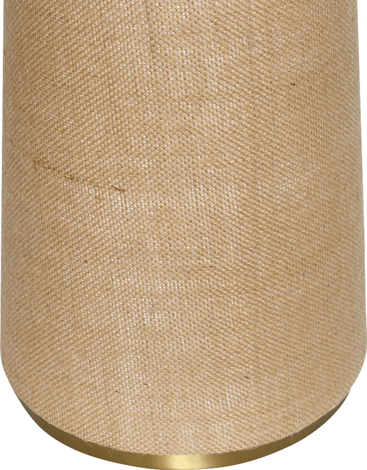 Banneker Shade Natural Beige,White Floor Lamp | Rooms to Go