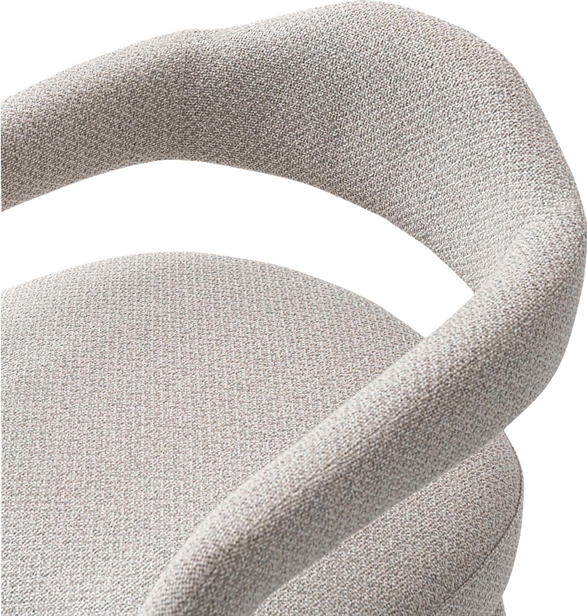 Barbette Silver Gray Tweed Arm Chair | Rooms to Go