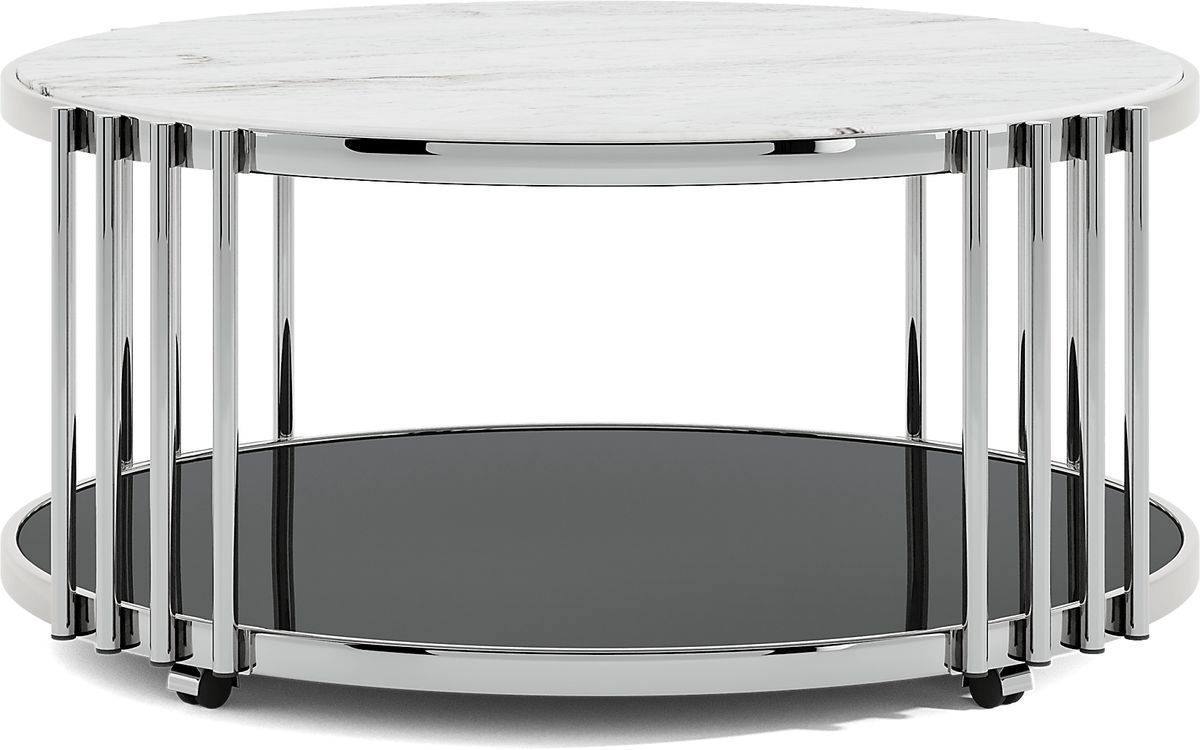 Bardiglio Silver Gray Cocktail Table | Rooms to Go