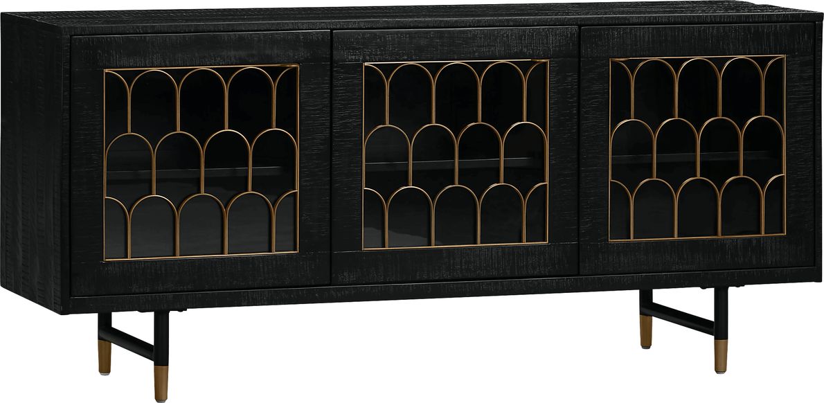 Bardsey Black Buffet - Rooms To Go