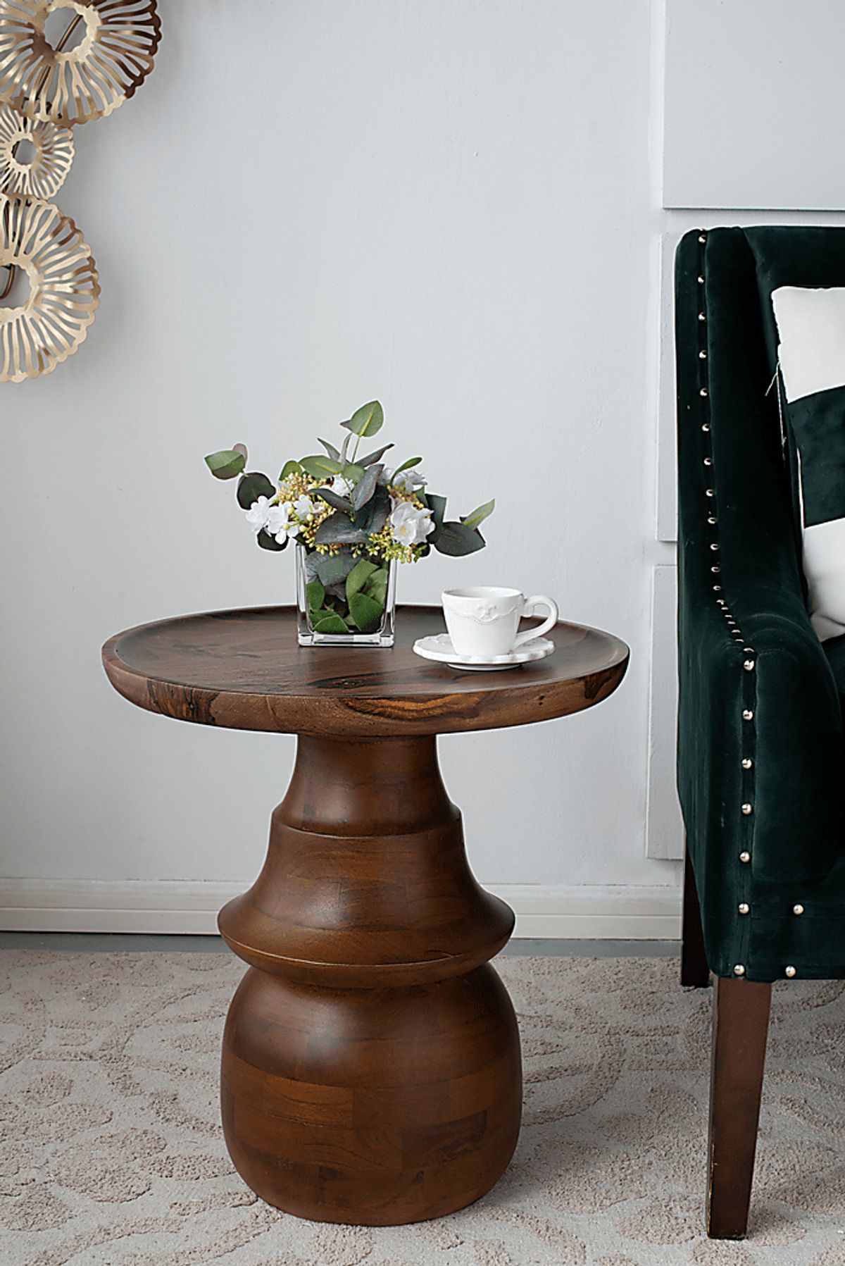 Barlite Brown Dark Wood End Table | Rooms to Go
