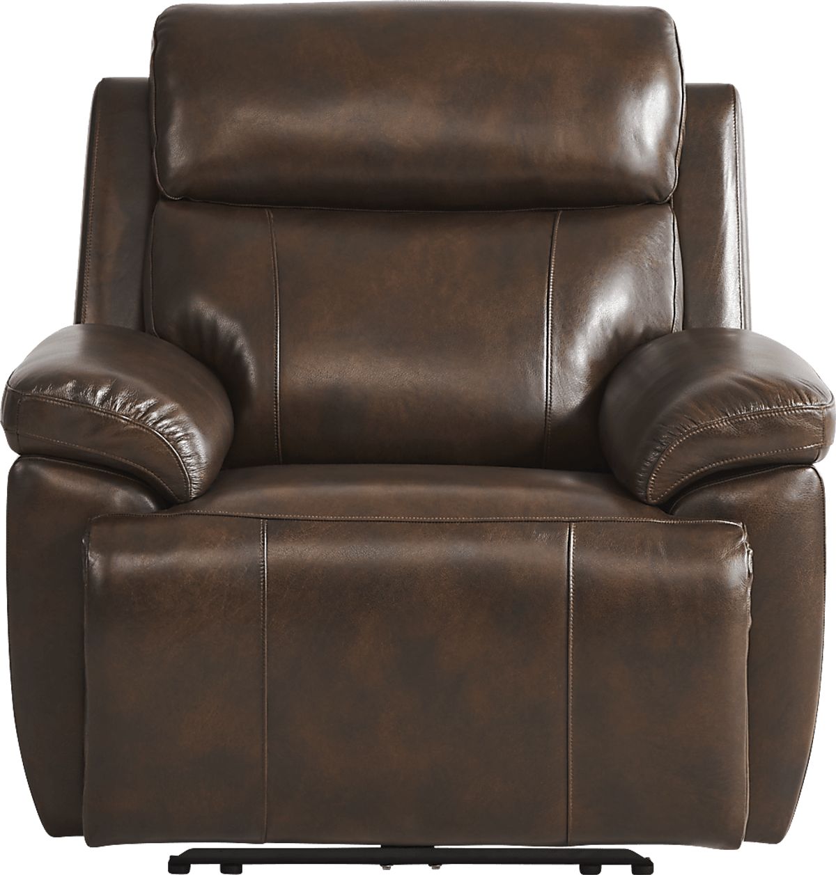 Barolo Brown Leather Triple Power Recliner | Rooms to Go