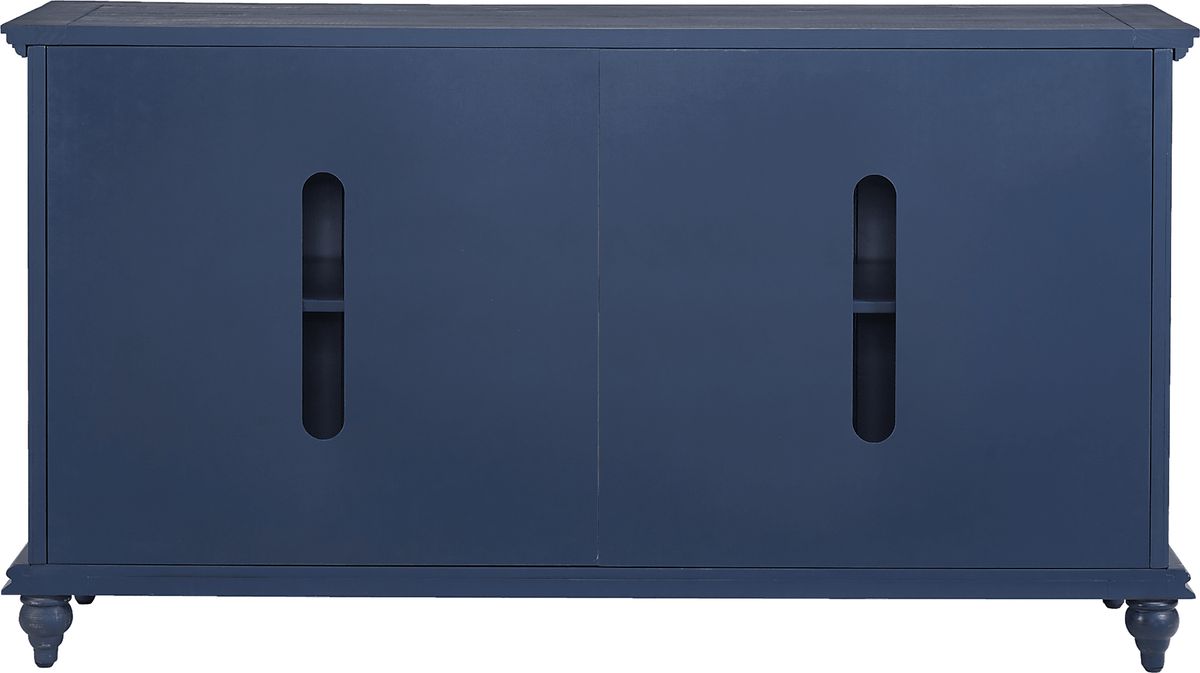 Bartelt Blue Colors 65 in. Console | Rooms to Go