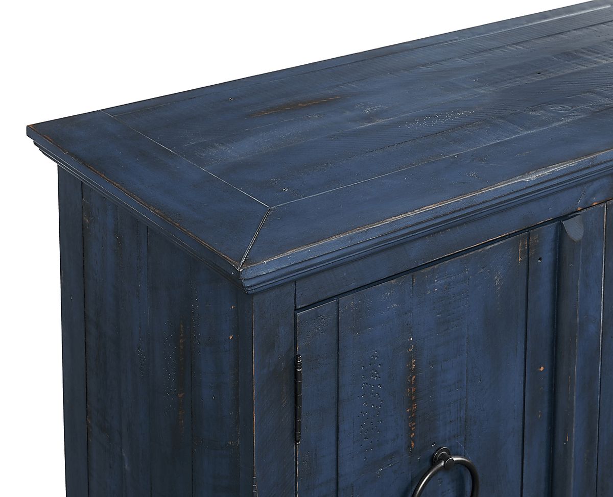 Bartelt Blue Colors 65 in. Console | Rooms to Go