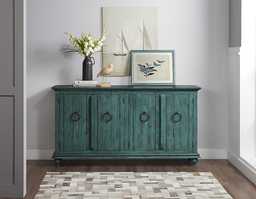 Bartelt Turquoise Colors Console | Rooms to Go