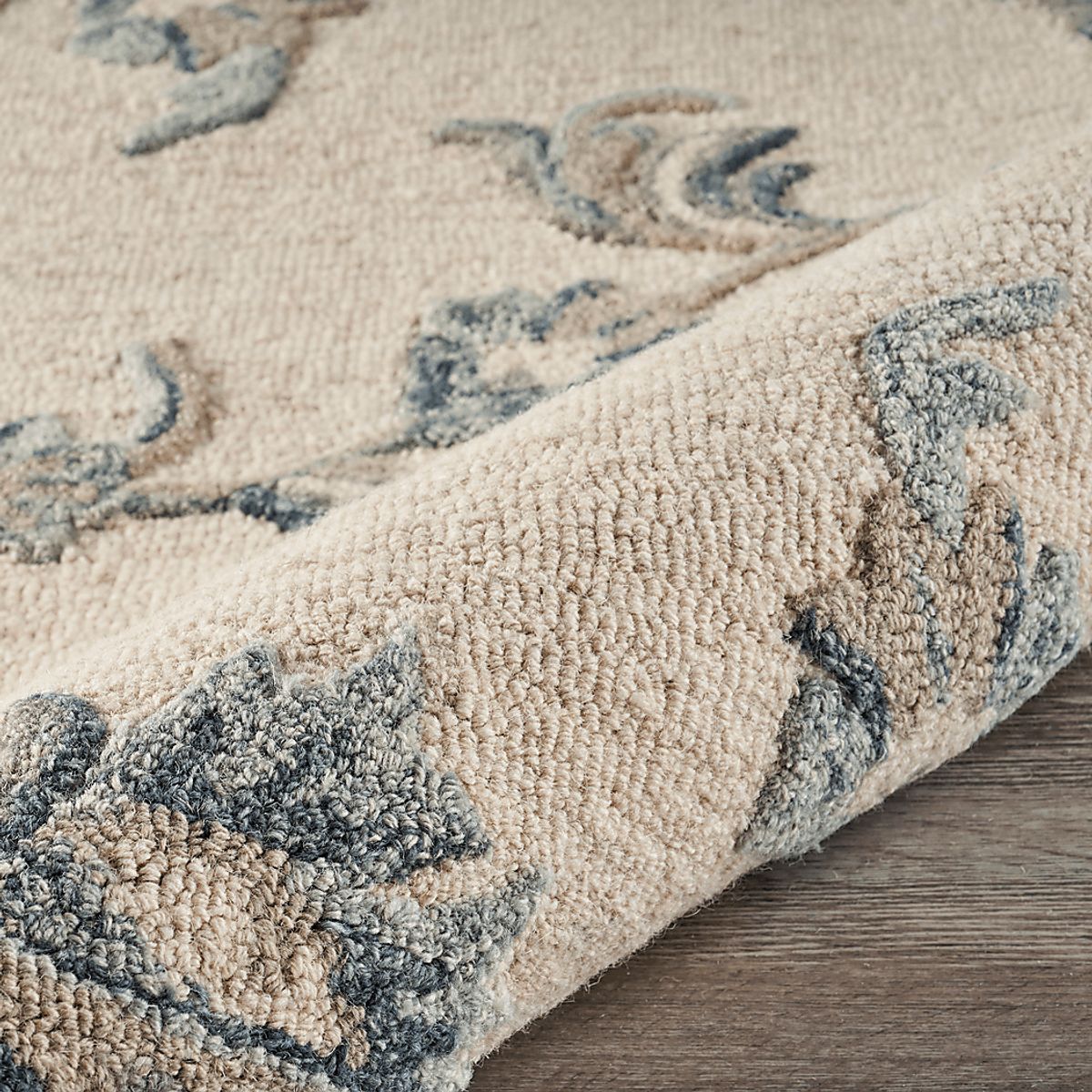 Bartik Ivory Beige Rugs | Rooms to Go