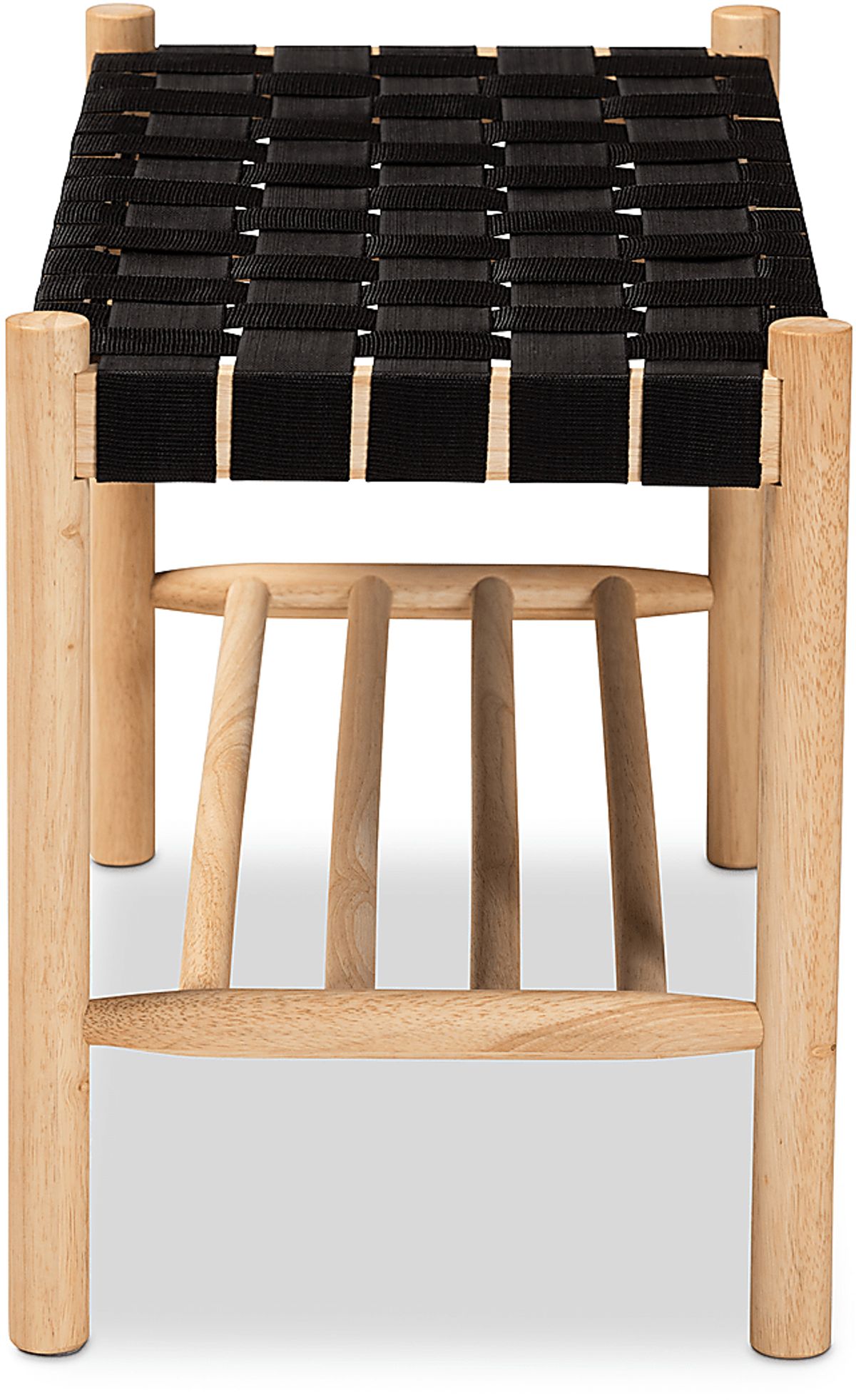 Bartis Brown Nylon Fabric Bench | Rooms to Go