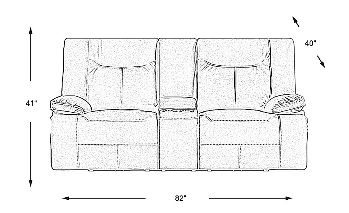 Barton Brown Woven Dual Power Reclining Loveseat | Rooms to Go