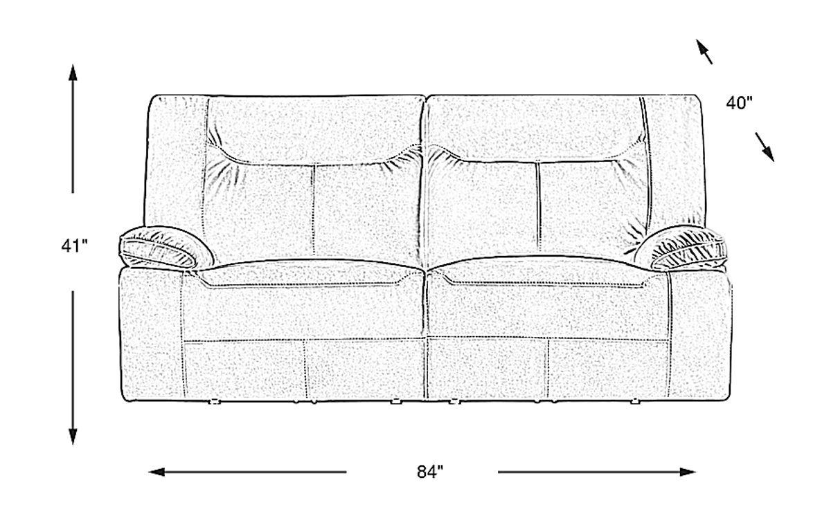 Barton Brown Woven Dual Power Reclining Sofa | Rooms to Go