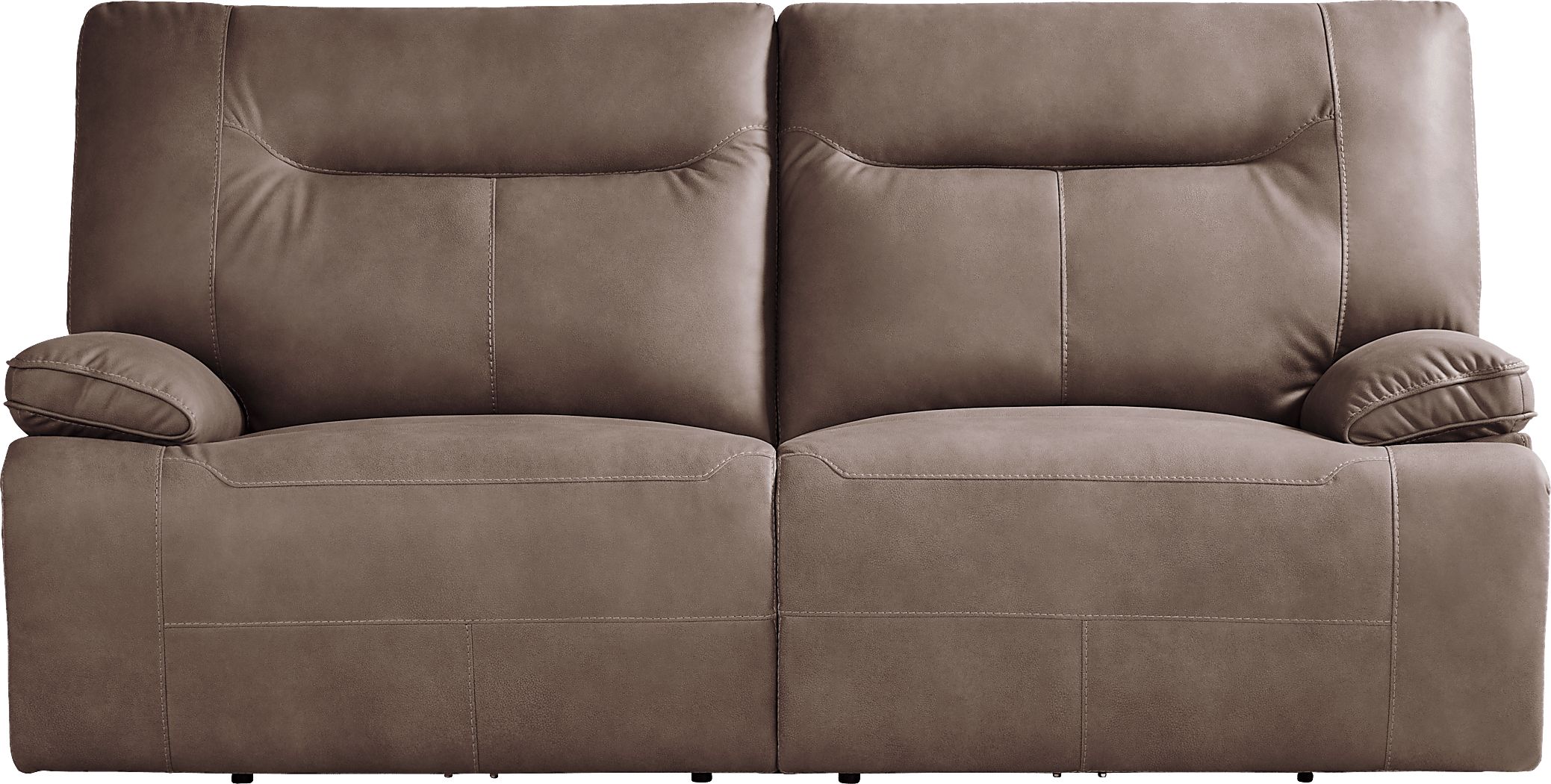 Barton Brown Woven Dual Power Reclining Sofa | Rooms to Go