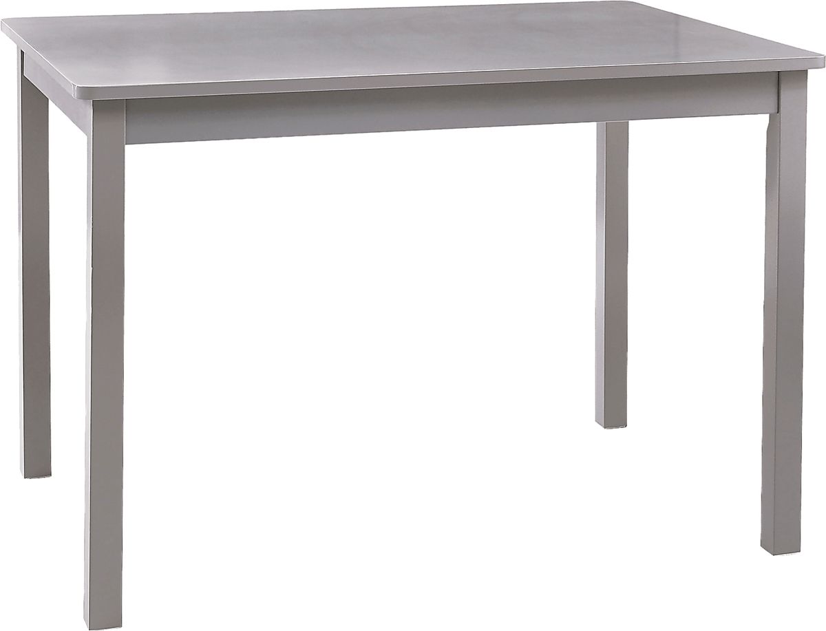 Barunda Gray Vinyl Fabric Dining Table Set | Rooms to Go