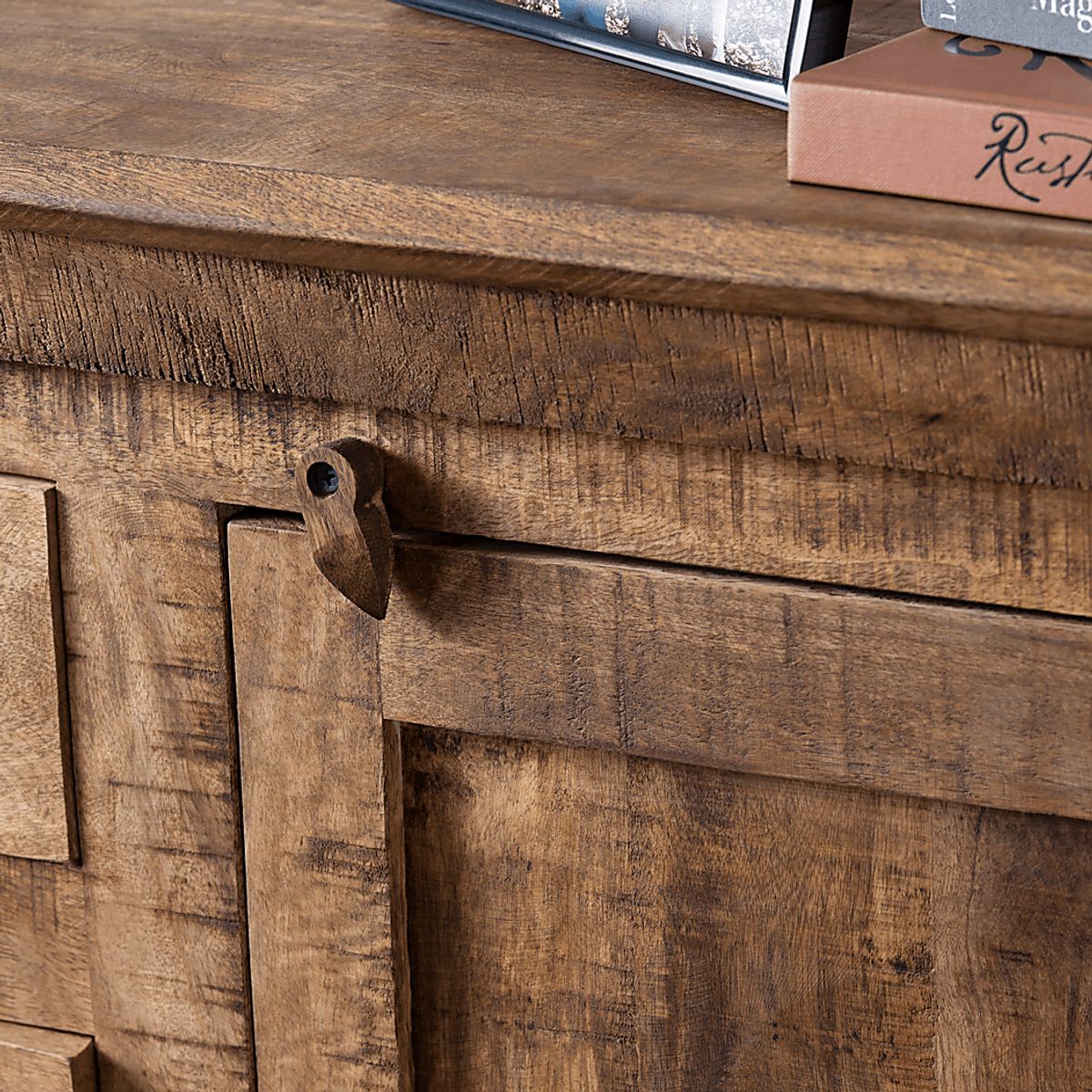 Barzona Brown Dark Wood Sideboard | Rooms to Go