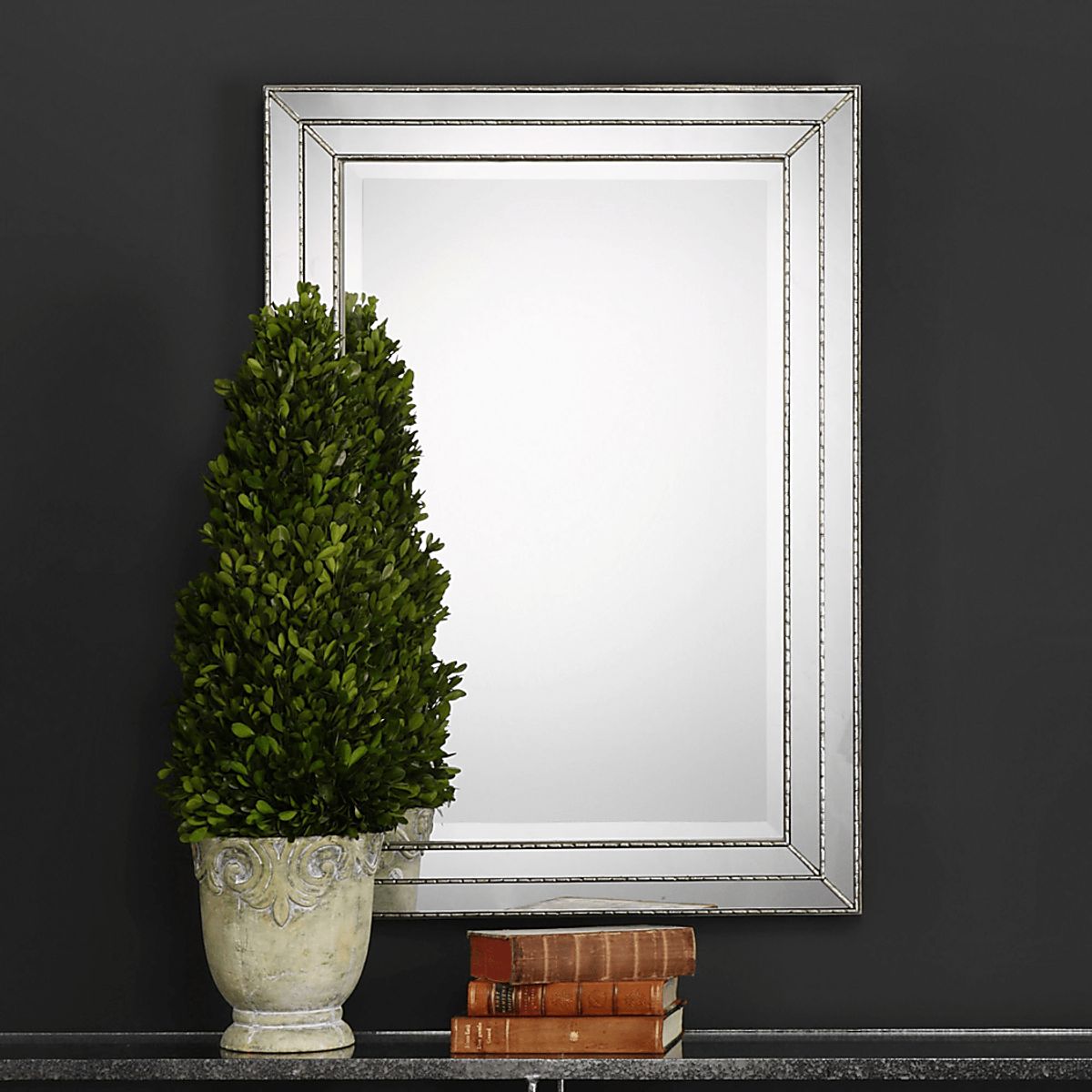 Basheer Silver Gray Mirror | Rooms to Go