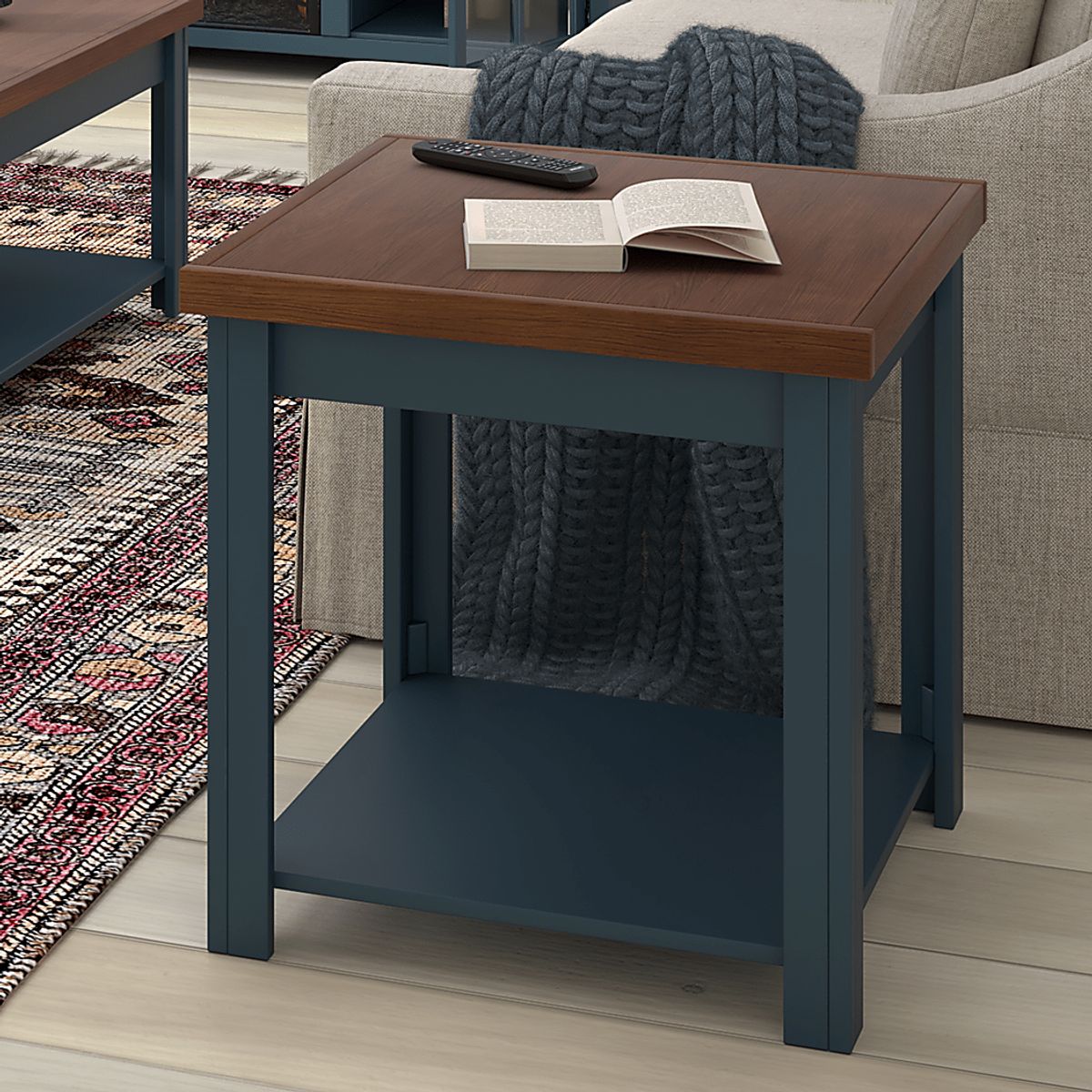 Trisano Blue Colors End Table | Rooms to Go
