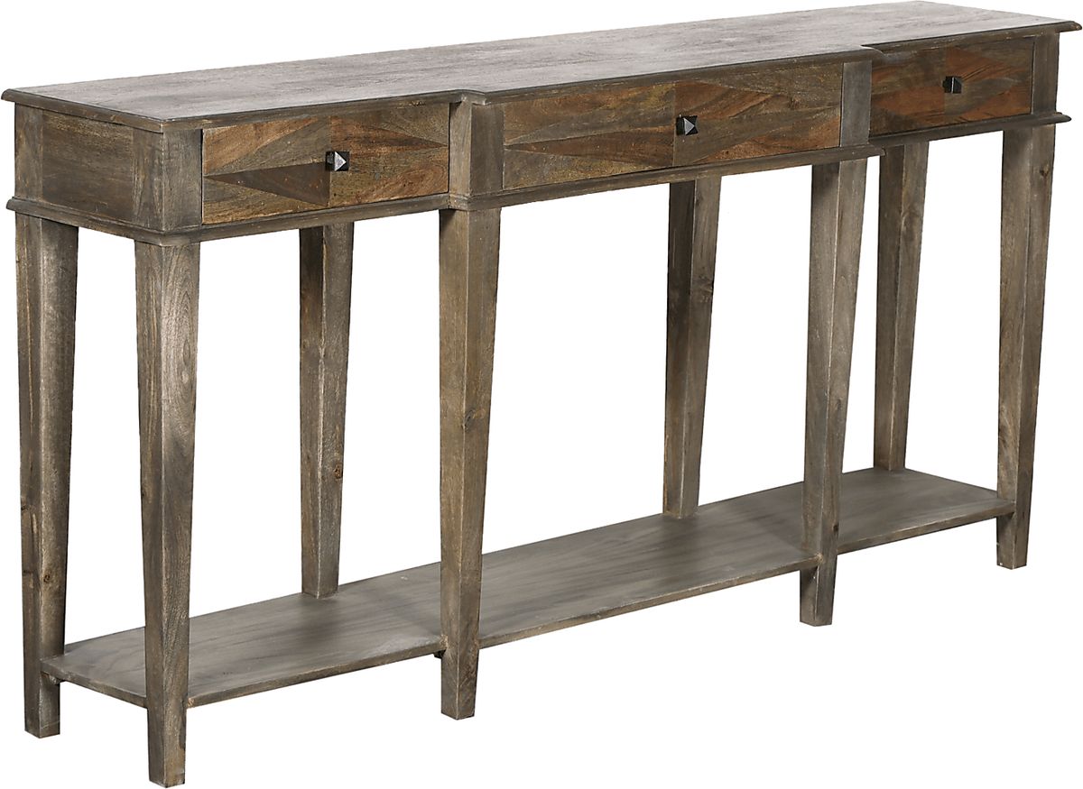 Batteiger Brown Dark Wood 72" Console | Rooms to Go