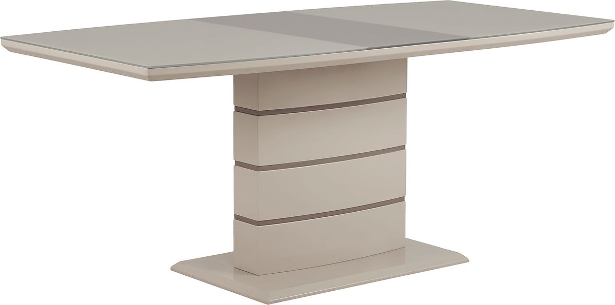 Bay Ridge 5 Pc Champagne Colors Dining Room Set With Dining Table ...