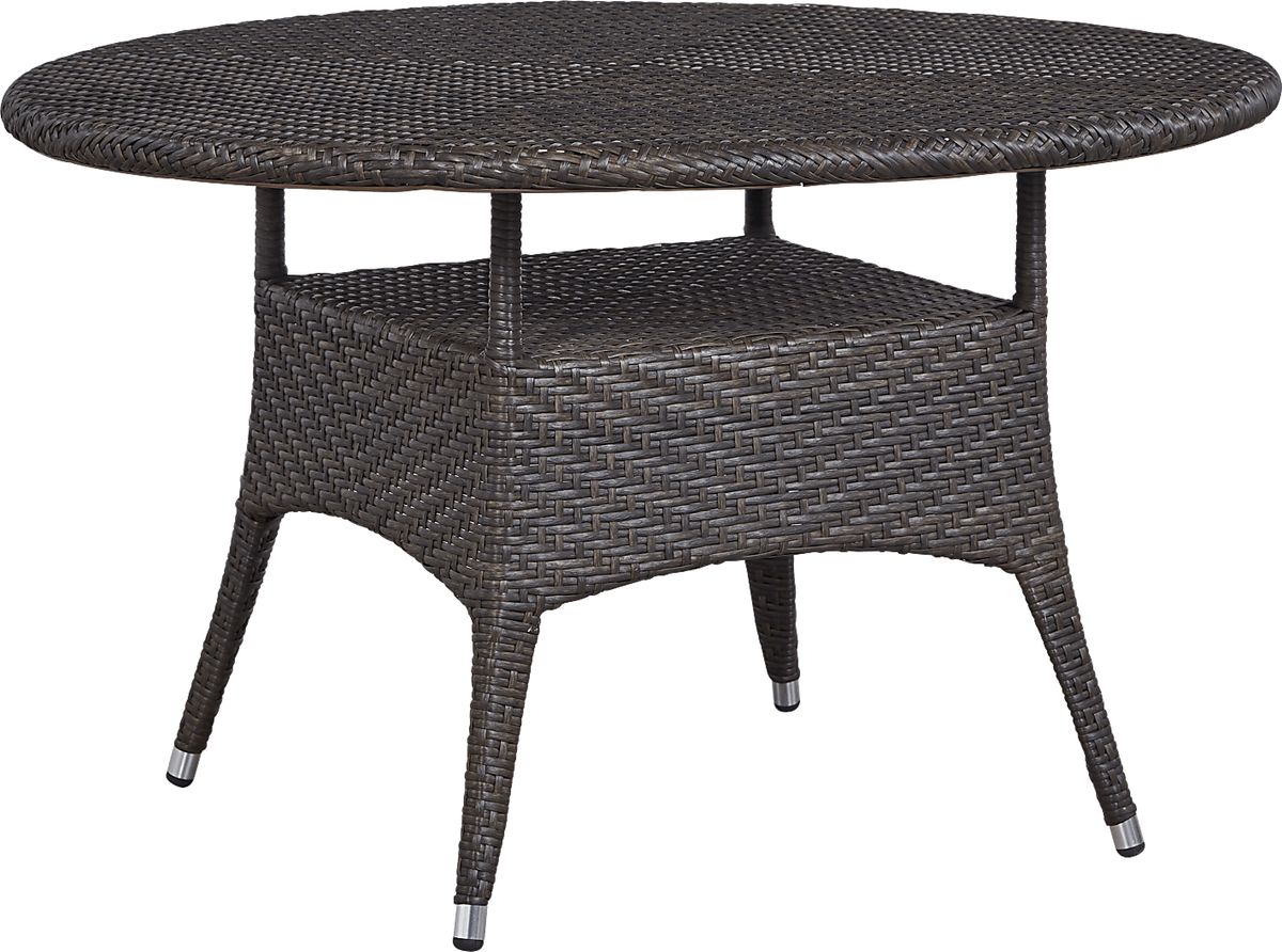 Bay Terrace Wicker Outdoor 48 in. Dining Table | Rooms to Go