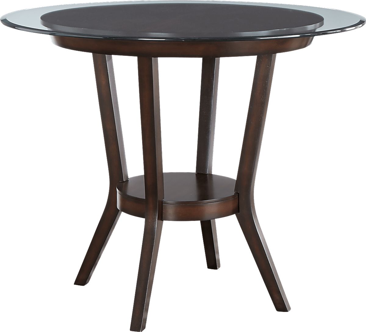 Baymont Walnut Dark Wood Counter Height Table | Rooms to Go