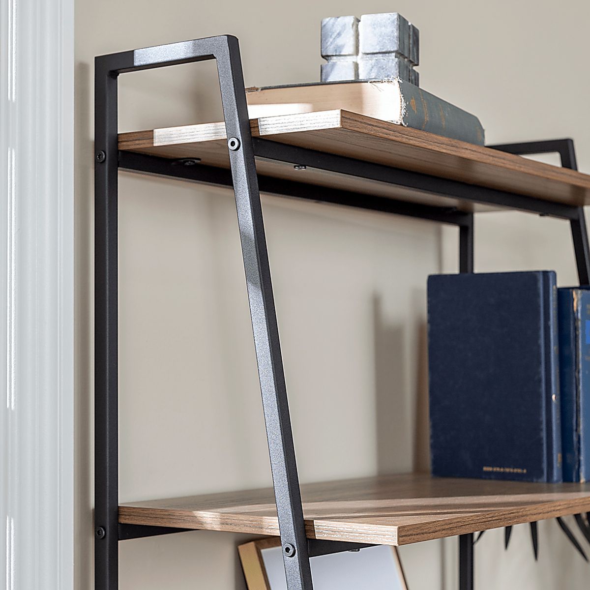 Baywind Brown Dark Wood Bookcase | Rooms to Go