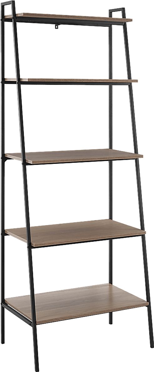 Baywind Brown Dark Wood Bookcase - Rooms To Go
