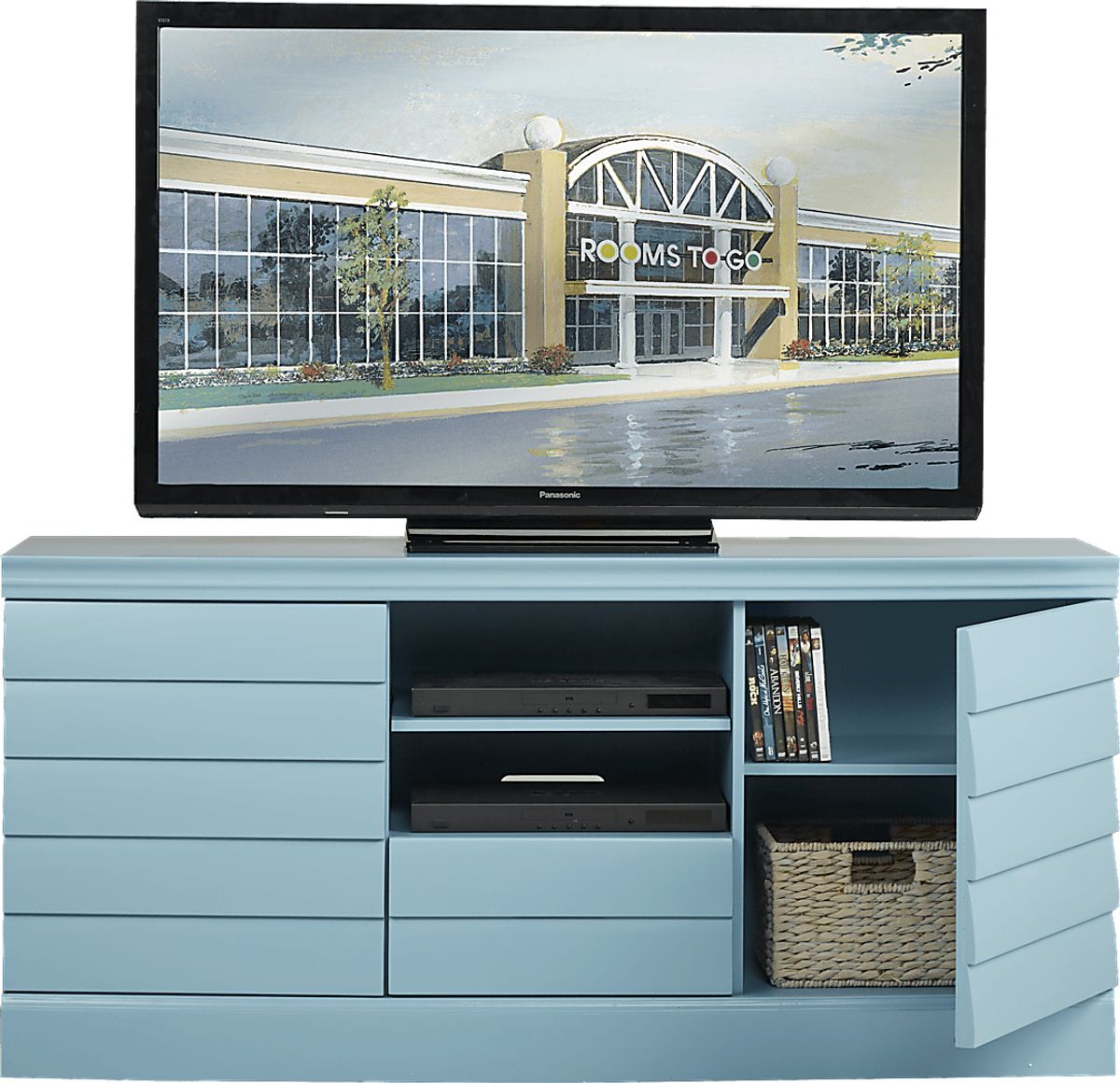 Baywood Sky Colors Console | Rooms to Go