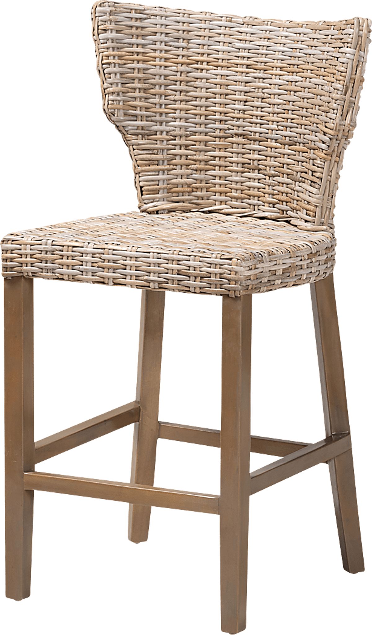 Bazzell Taupe Beige Counter Stool | Rooms to Go