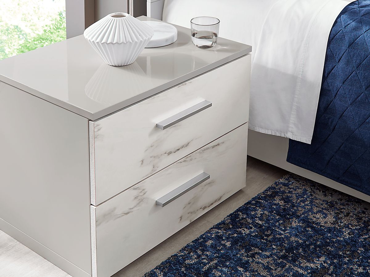 Beatrice Gray Nightstand | Rooms to Go
