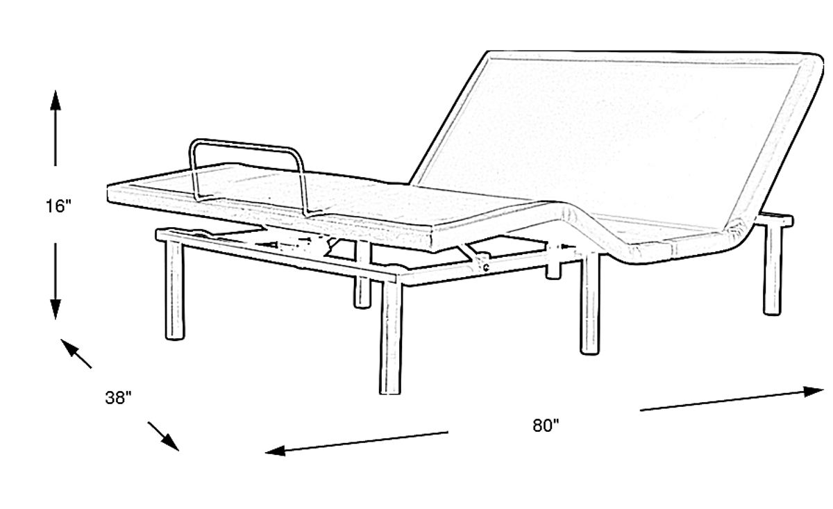 Beautyrest Baselogic Platinum Twin XL Adjustable Base | Rooms to Go