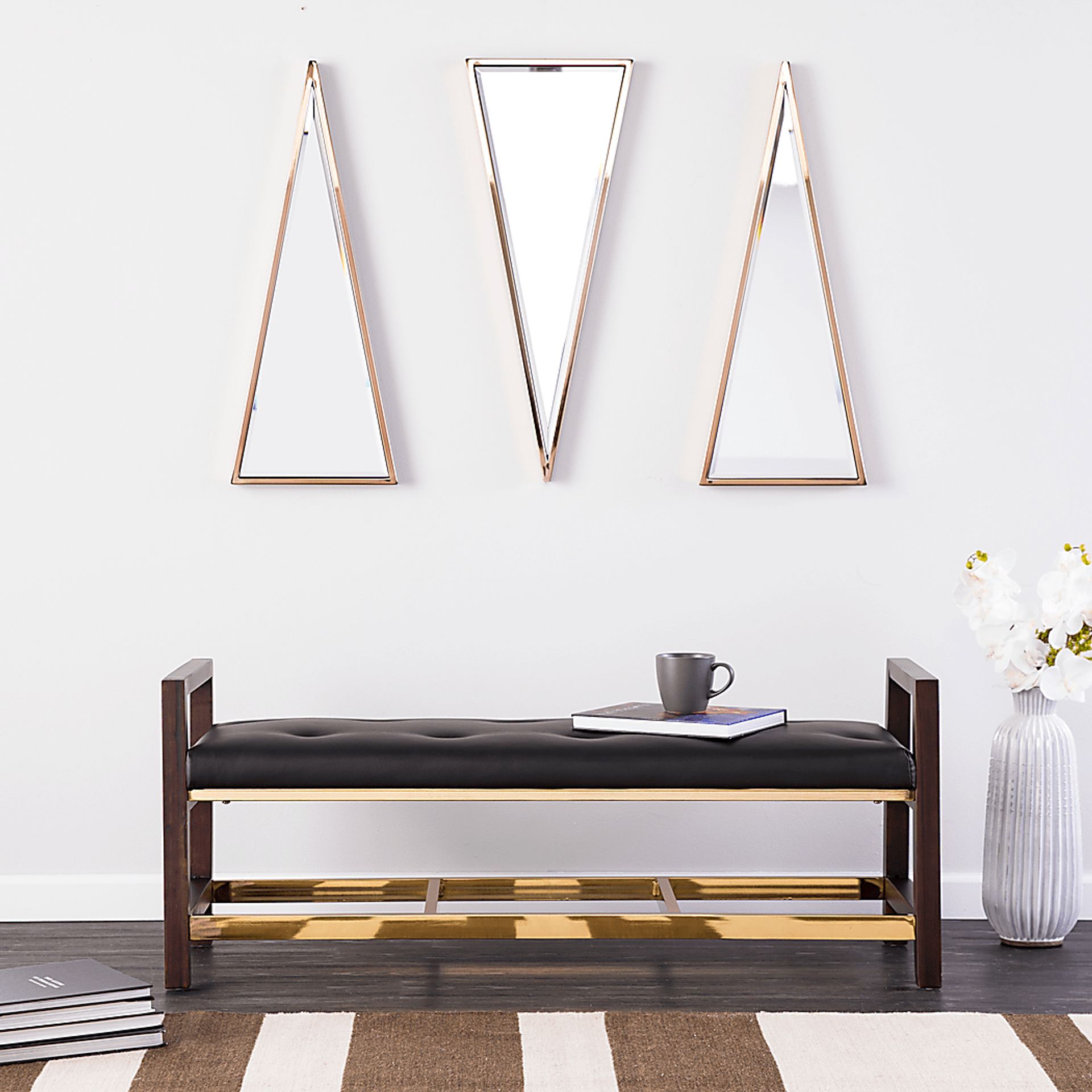 Becka Brown Bench | Rooms to Go