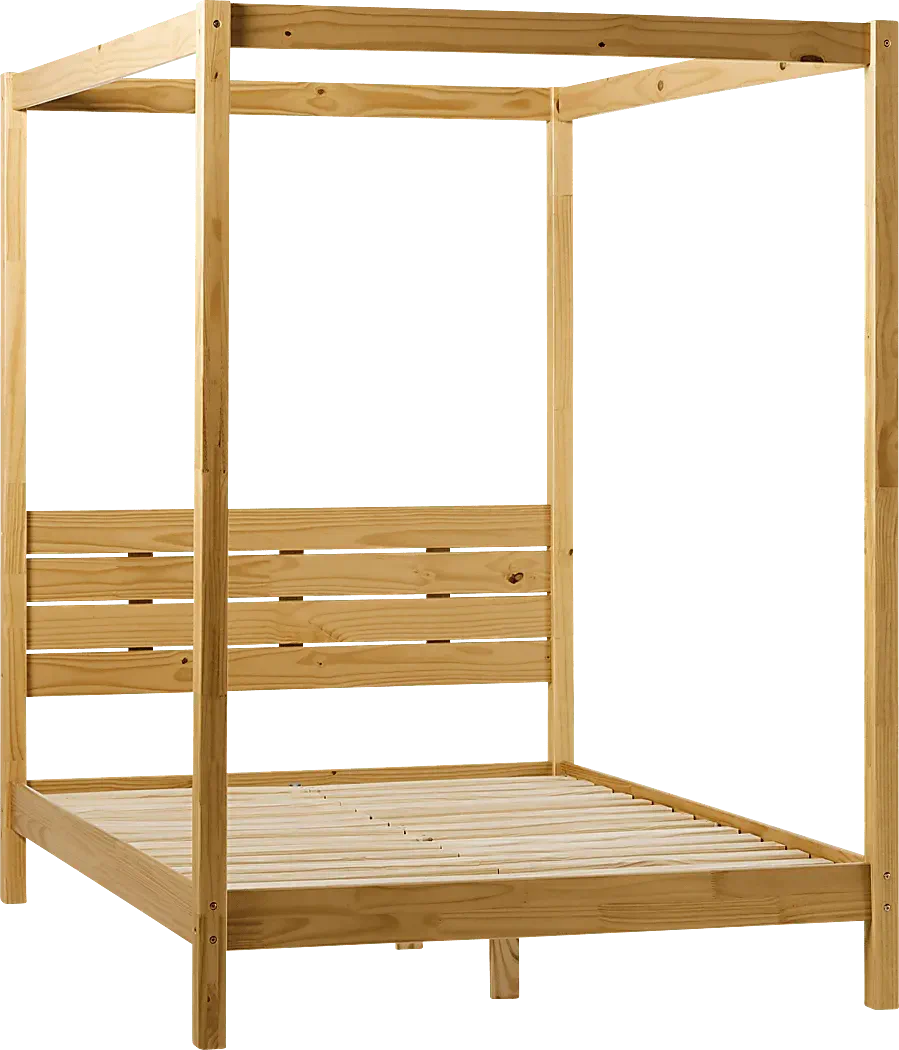 Beddingfield Natural Light Wood Beige,White Full Bed | Rooms to Go