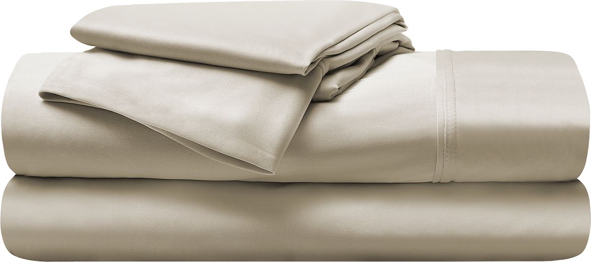 Bedgear Bg Basic Sheets 4 Pc Beige Queen Sheet Sets | Rooms to Go