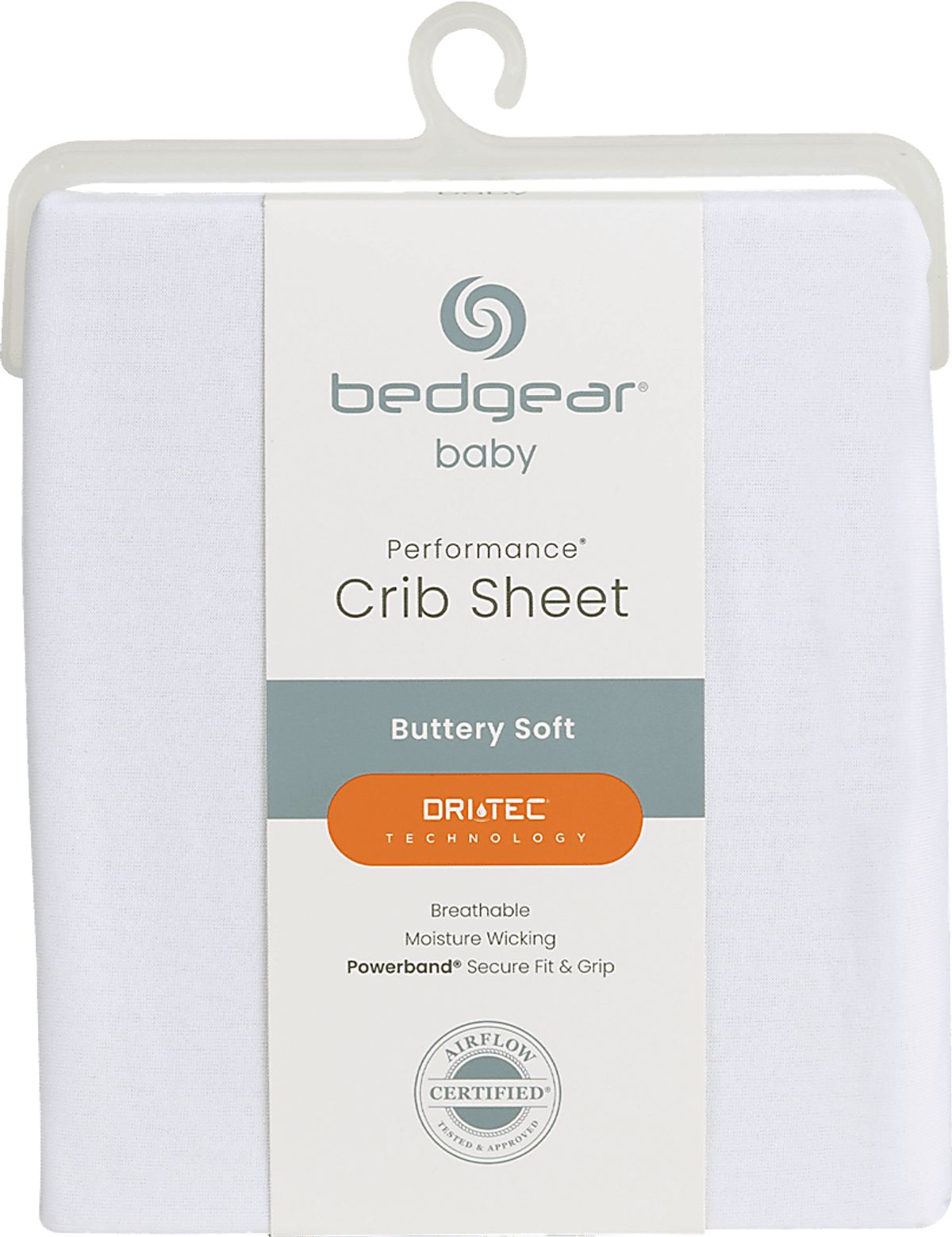 Bedgear Dri-Tec Sheets White Crib Bed Sheet | Rooms to Go